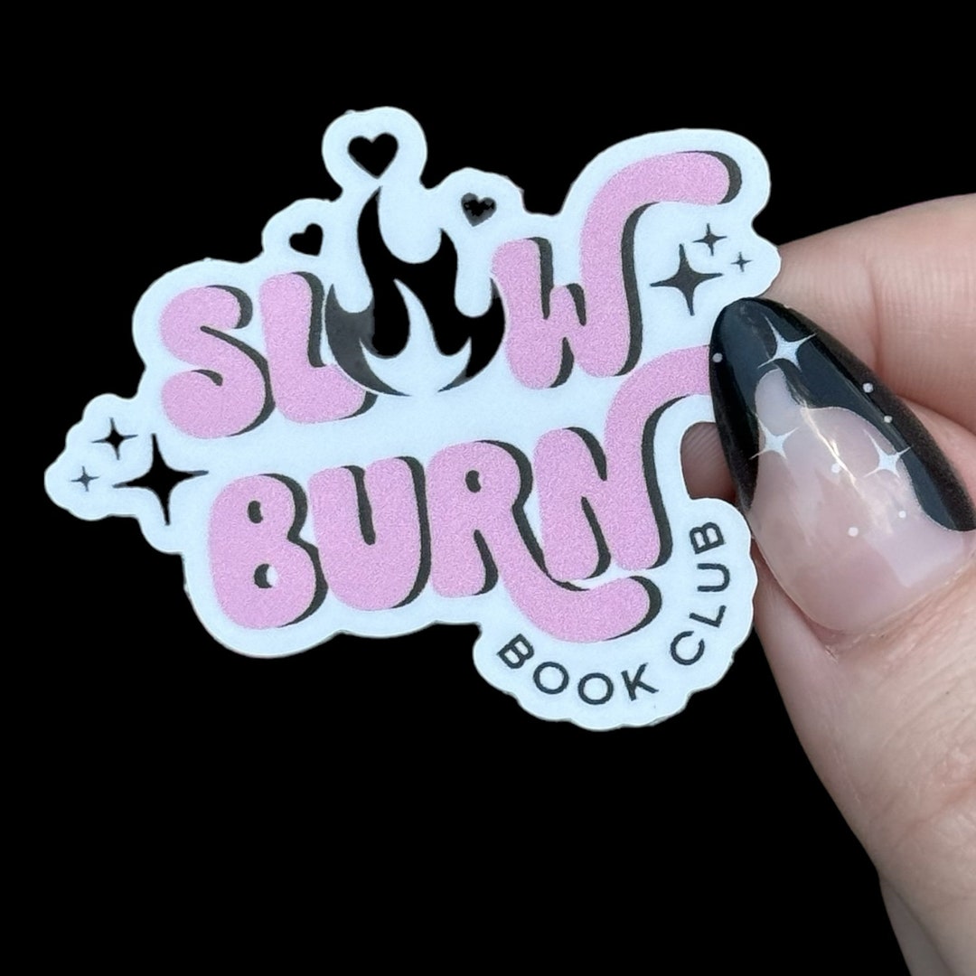Slow Burn Book Club Sticker - Etsy