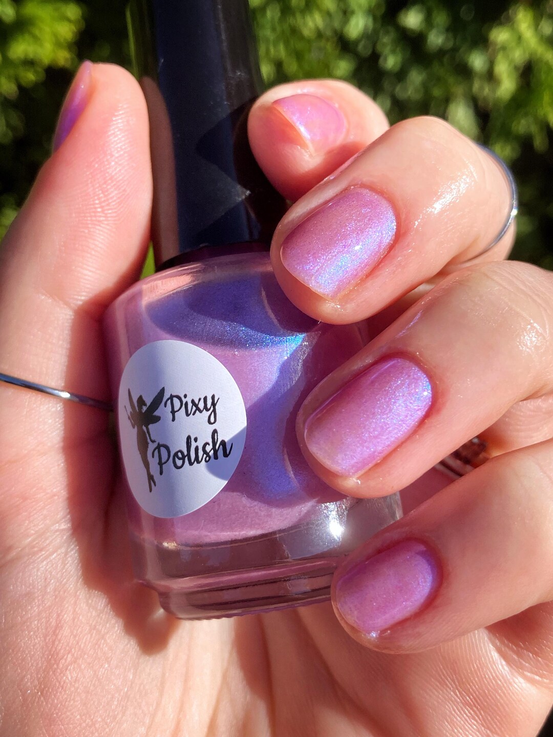 LAVERWINKLE Light Purple Blue Pink Color Shift Sheer Pastel Jelly Shift ...