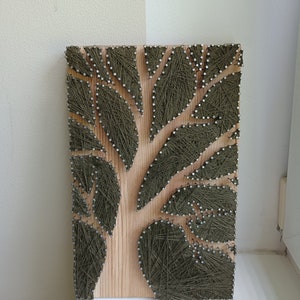 Handmade Tree String Art | Tree Wall Decor | Recycled Materials ...