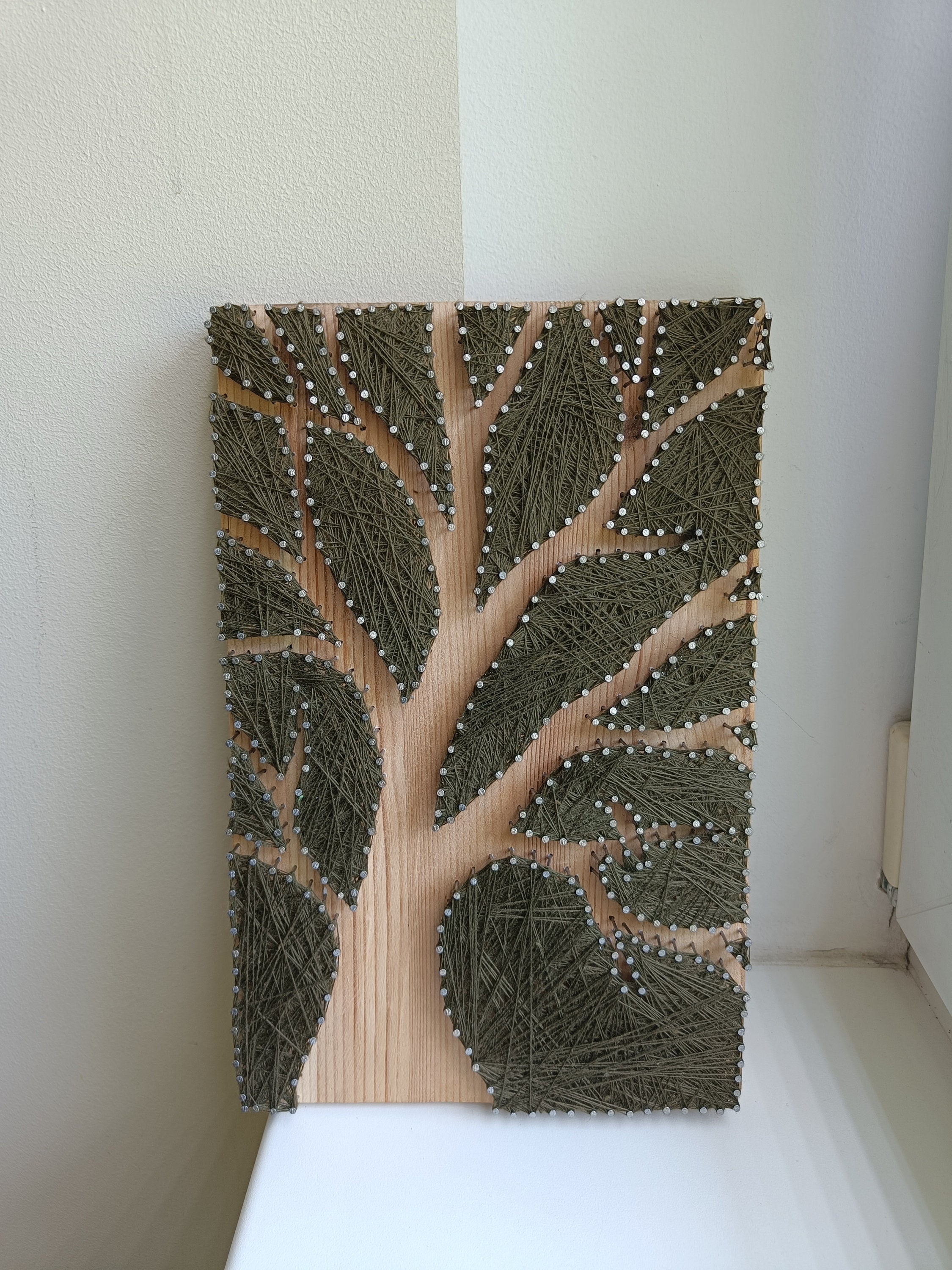 Handmade Tree String Art | Tree Wall Decor | Recycled Materials | Unique Home Decor | Office ...