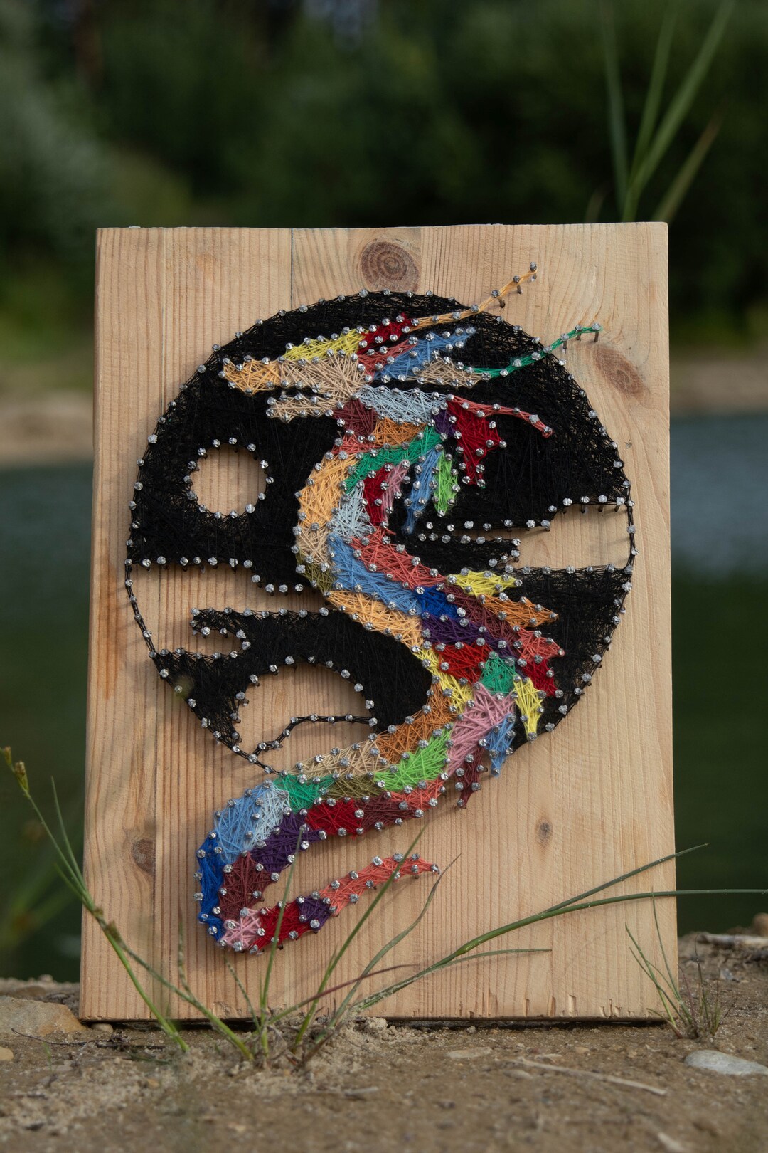 Vibrant Handmade Chinese Dragon String Art – Mythical and Majestic ...