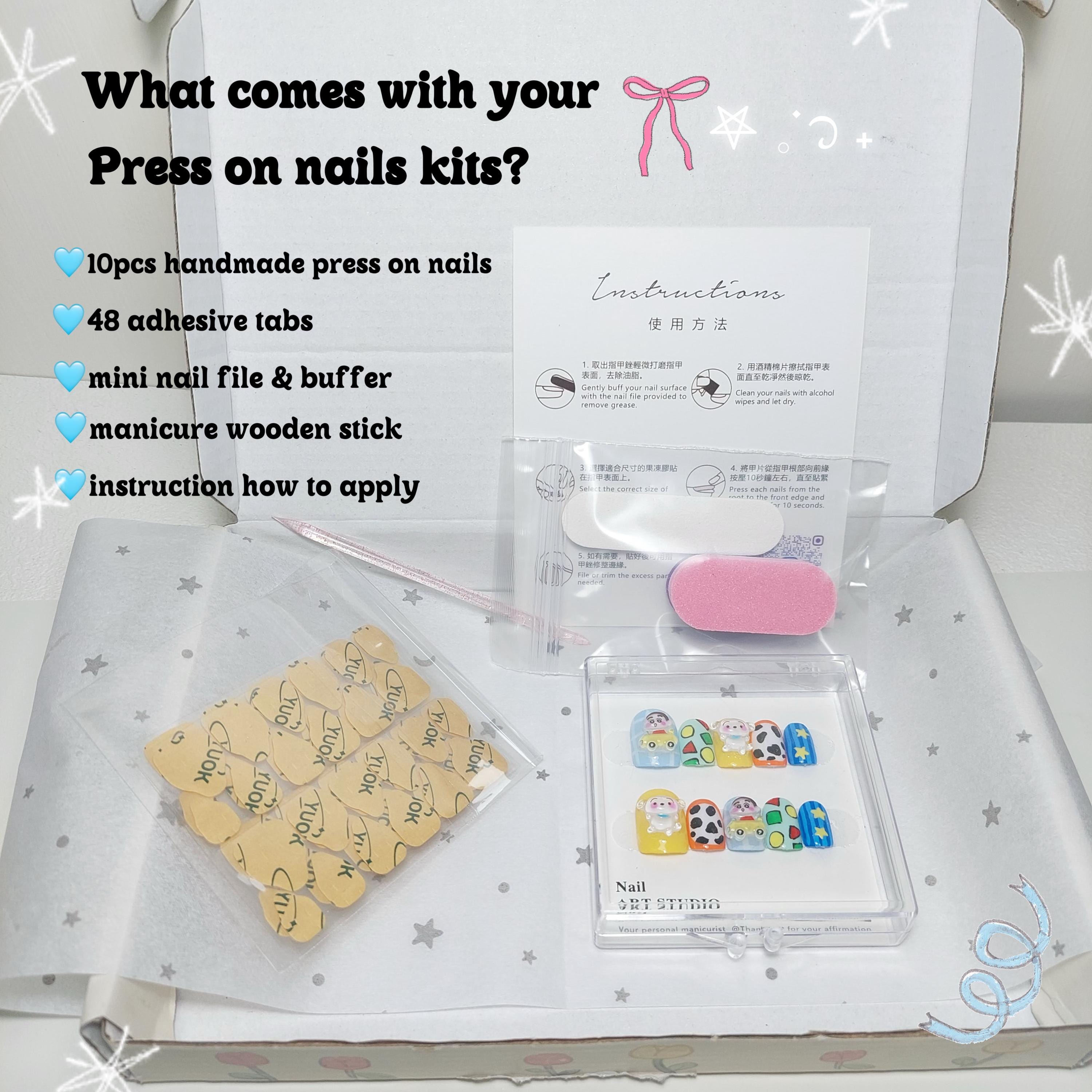 Chiikawa Press on Nails | Cute Nails | Japanese Nails | Short Nails ...