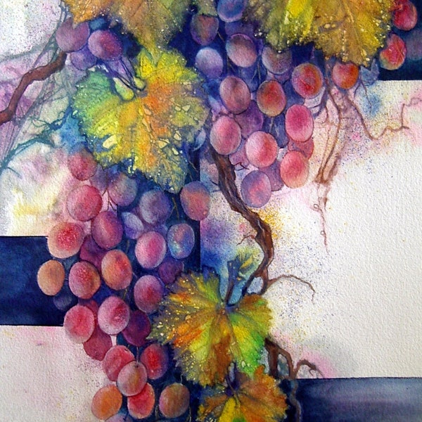 Grapes Painting - Etsy