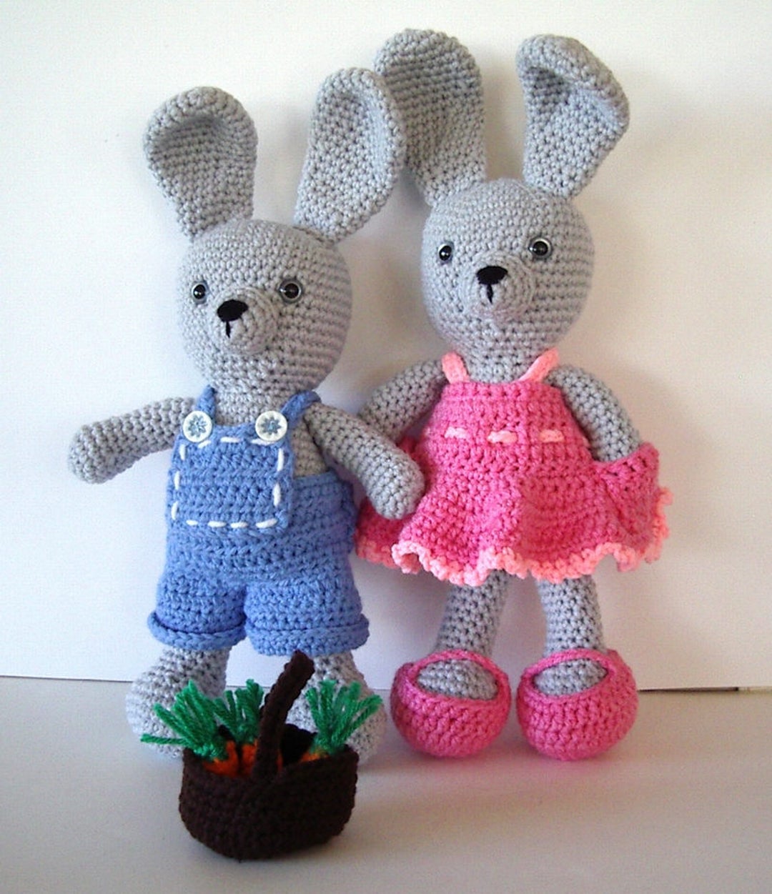 Bunny Dolls Toy Easter Bunny Girl Boy Arigurumi Novelty Kids Baby Dolls ...