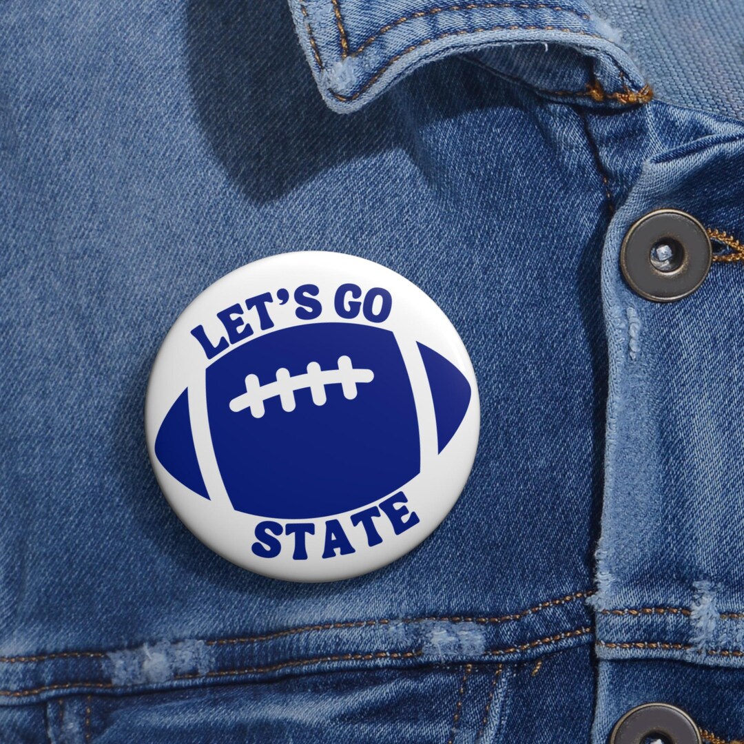 Let's Go State Football Pin for PSU Fans College Gameday Apparel Penn ...