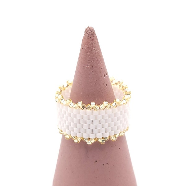 Seed Bead Ring - Etsy
