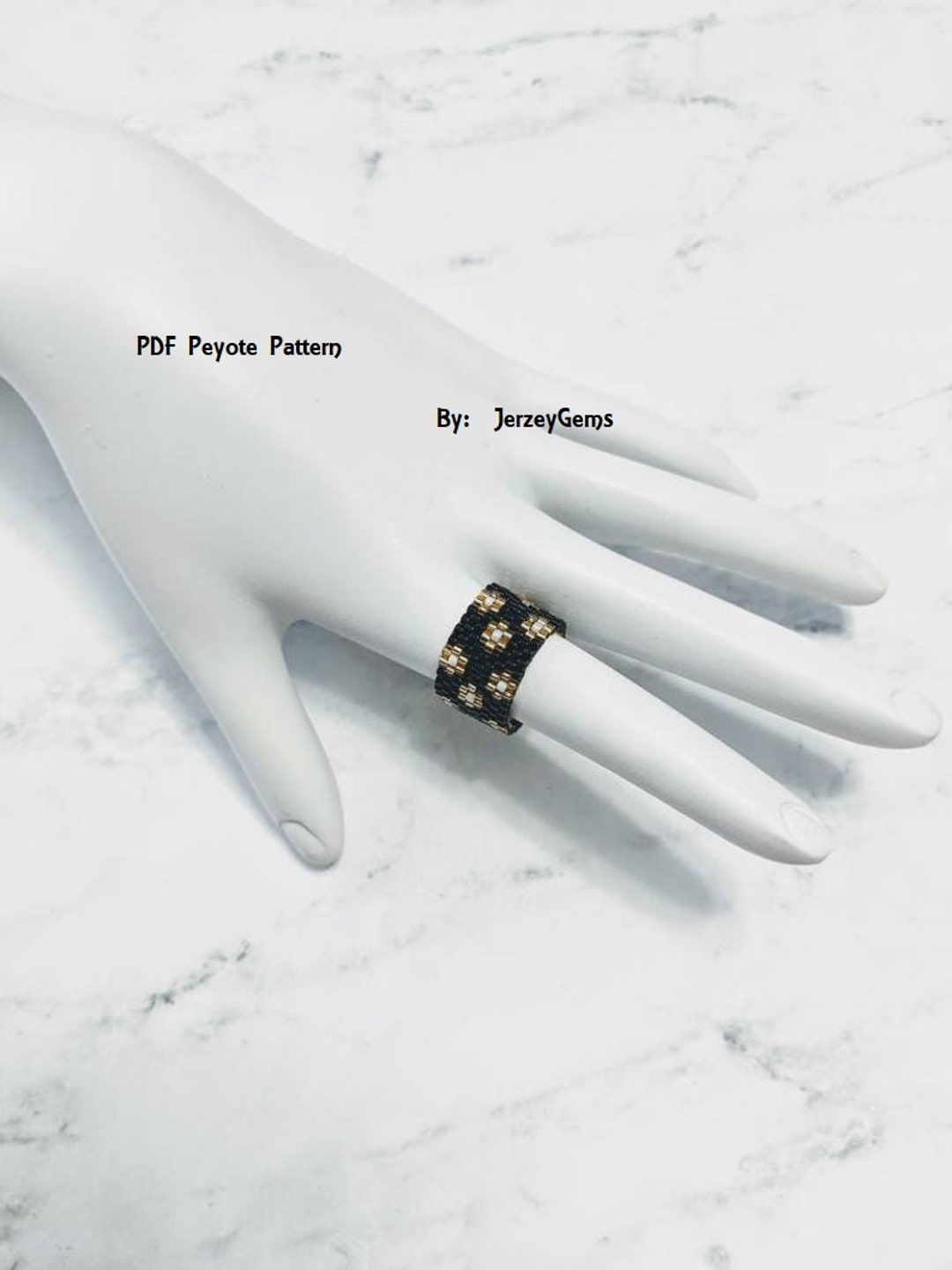 Flower Pattern, Ring Pattern, Peyote Pattern, Odd Count Peyote Pattern, Delica Bead Pattern ...