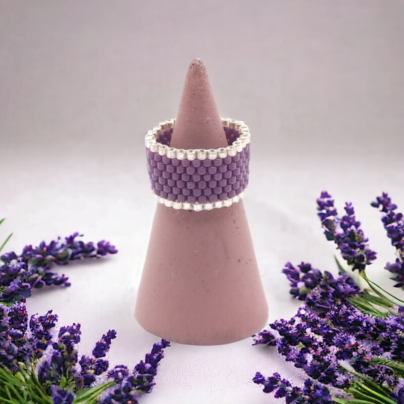 Seed Bead Ring - Etsy
