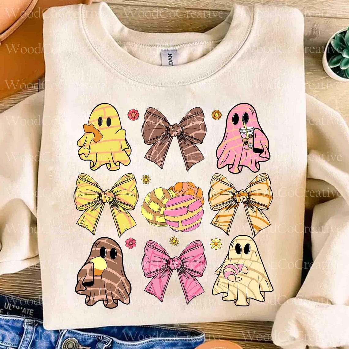 Halloween Coquette Mexican Ghost PNG, Conchas and Cucuys Png, Spooky ...