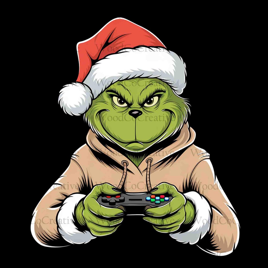 Christmas Gaming, Santa Playing Video Games Png, Christmas Kids Gamer ...