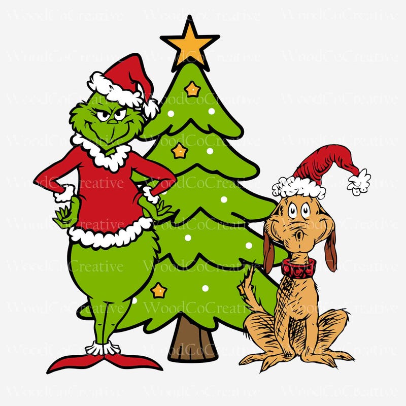 Max Grinch Dog Clip Art - Etsy