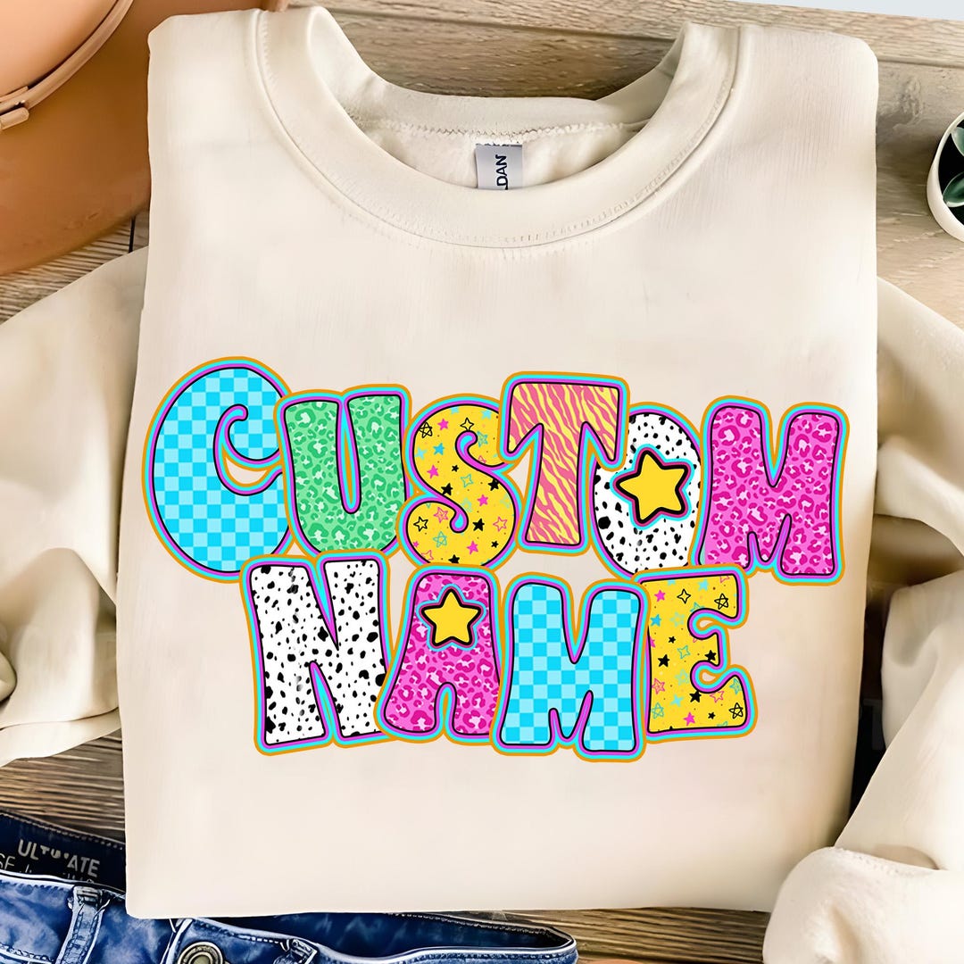 Custom Preppy Name or Text PNG, Custom Text Png, Custom Name Png ...