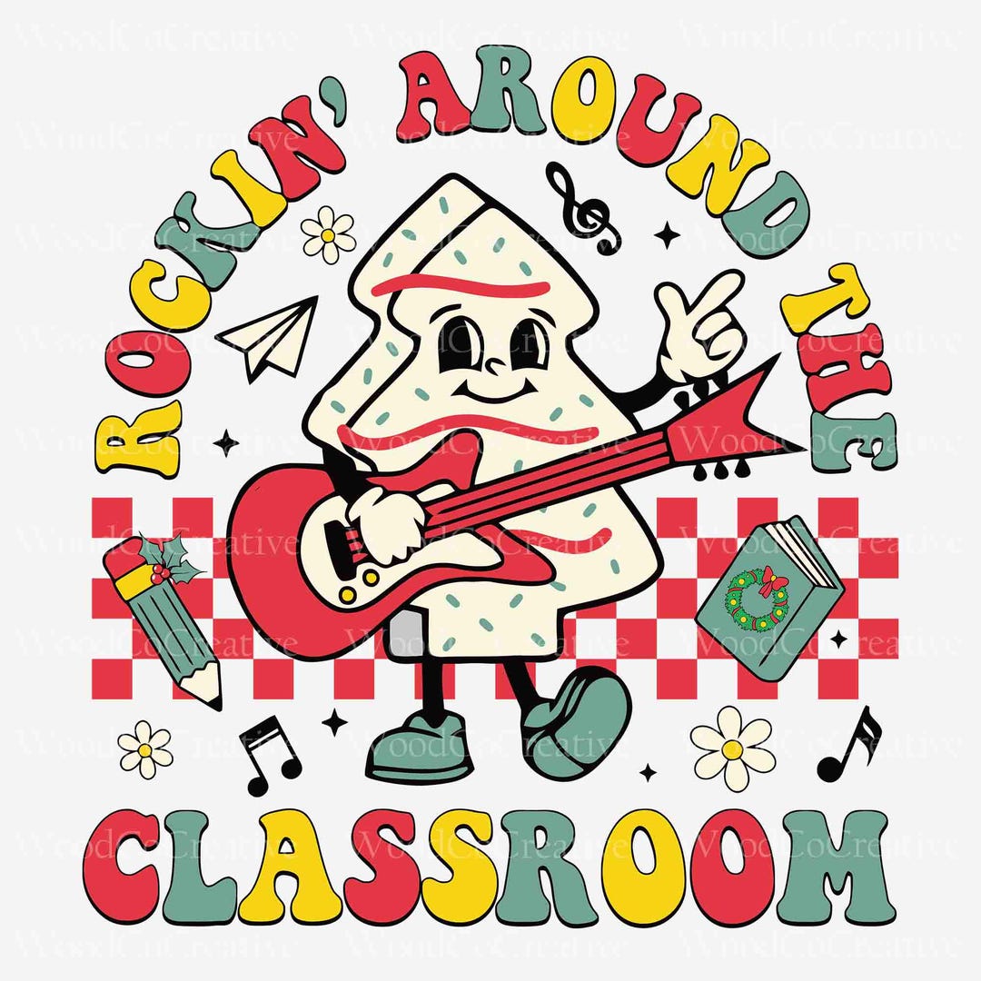 Rockin' Around the Classroom PNG, Stainley Tumbler Belt Bag Png ...