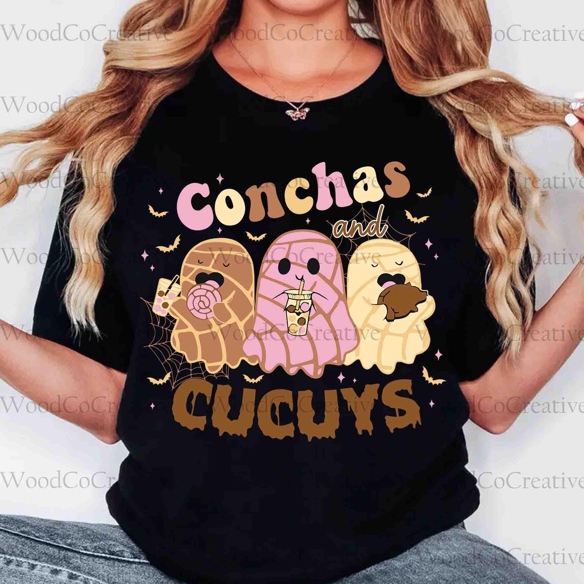 Conchas and Cucuys Png, Mexican Ghost Png, Spooky Conchas Png ...