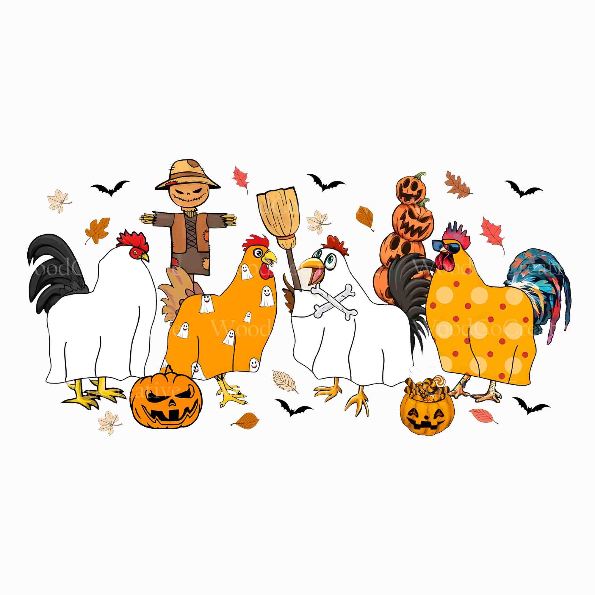 Halloween Chicken PNG, Halloween Png, Western Halloween, Fall Png ...