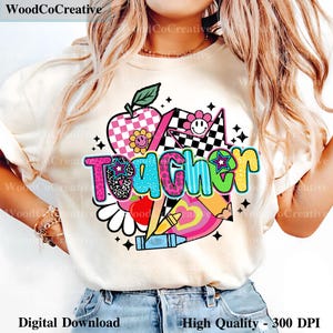 Preppy Teacher Png, Last Day of School Png, Teacher Summer Png, Teacher ...