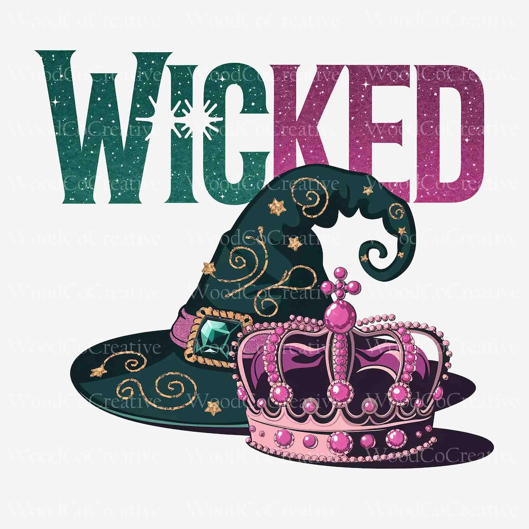 Witch Hat Crown Glitter PNG, Halloween Magical Hat Digital Download ...