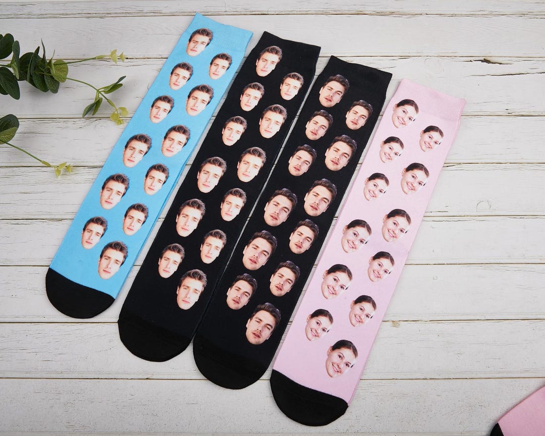Custom Photo Socks,personalized Photo Socks,funny Socks for Men and ...