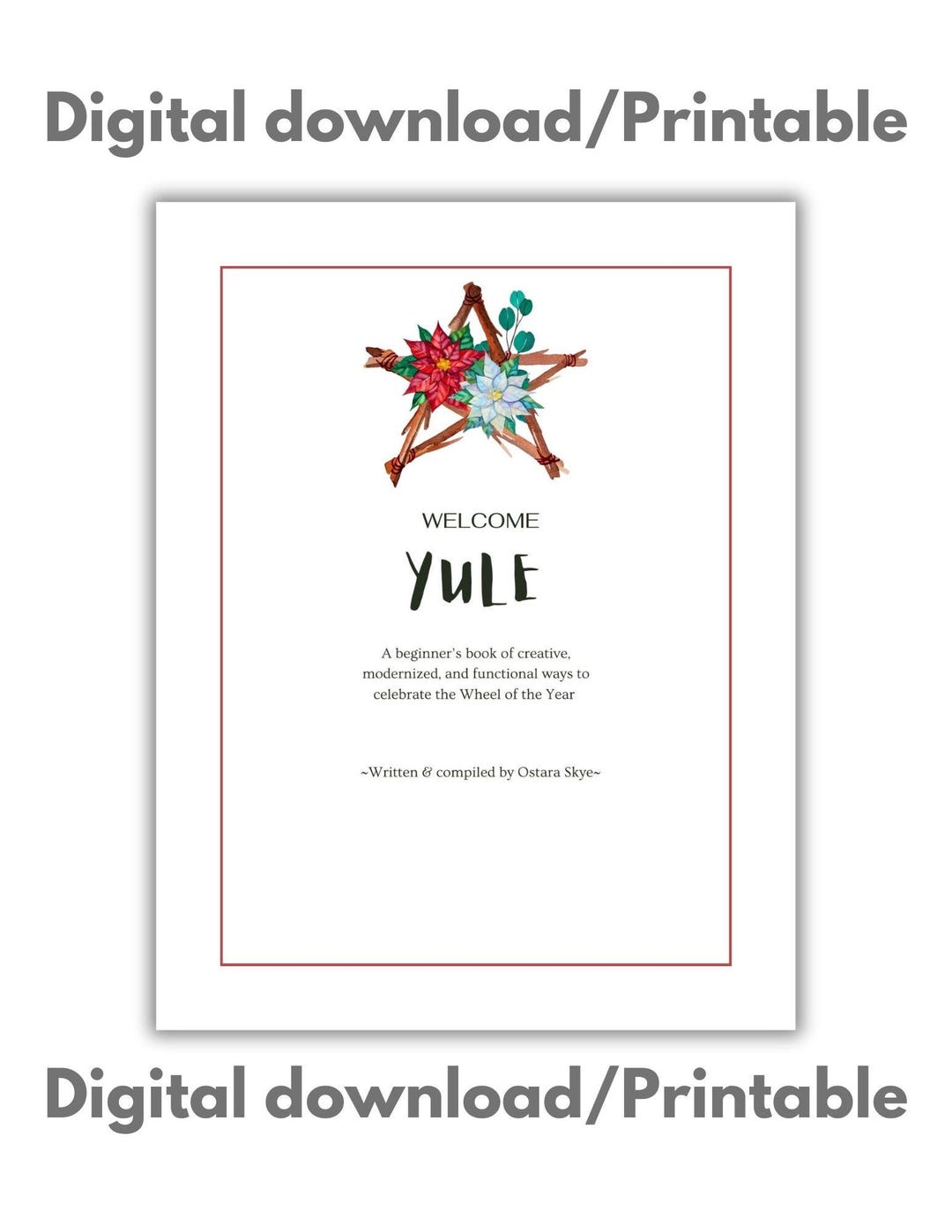 Yule Wheel of the Year Children’s Booklet (digital Download) - Etsy