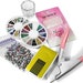 Acrylic Nail Kit Full 60 Glitter Liquid Nail Art Kits Set Tip Brush ...