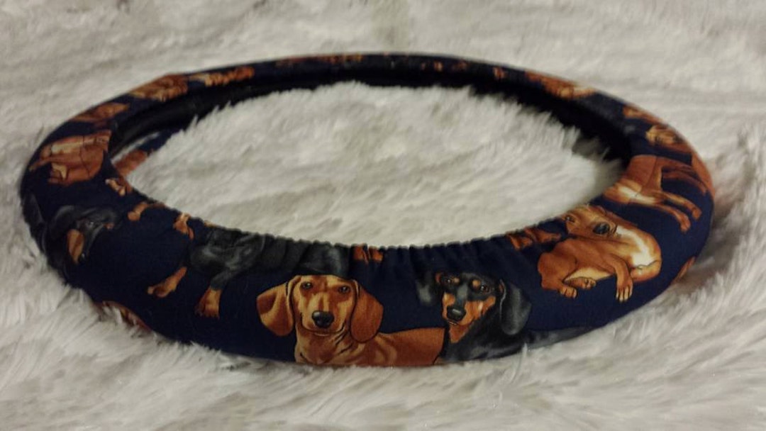 Darling Doxies! Steering Wheel Cover, Fully Lined, All Weather, Grip ...