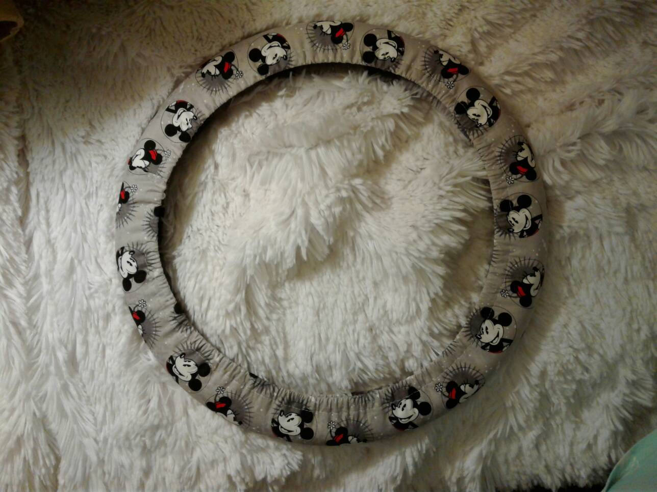 Fan Favorite! Mickey Mouse & Miss Minnie Mouse! Steering Wheel Cover ...