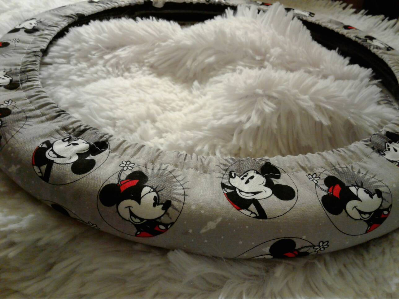 Fan Favorite! Mickey Mouse & Miss Minnie Mouse! Steering Wheel Cover ...