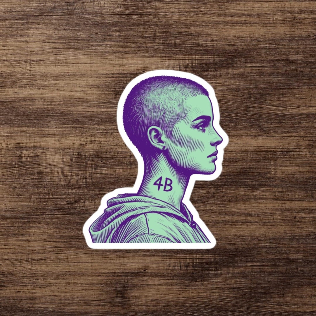 4B Movement Sticker - 4 No's Corset Feminist Decal - 4 B Modern Joan of ...