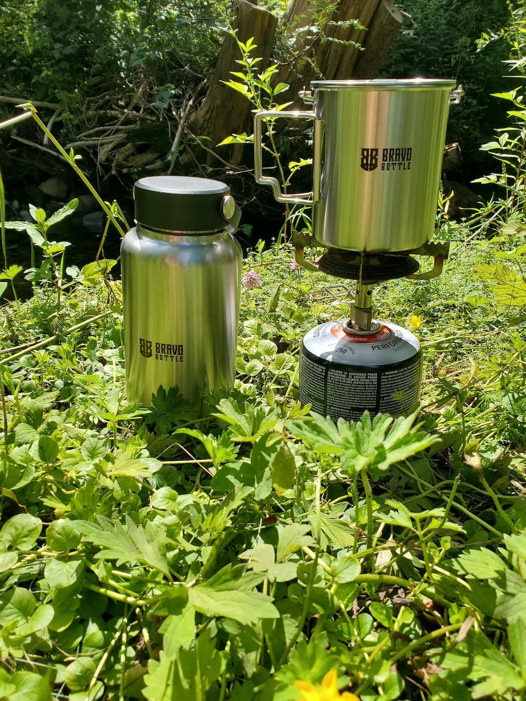 Bravo Bottle With Nesting Cup - Etsy