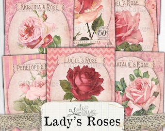 Rose Seed Packet - Etsy
