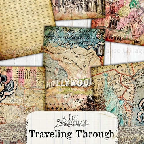 Printable Junk Journal Flash Cards Ephemera Pack One Fine - Etsy Canada