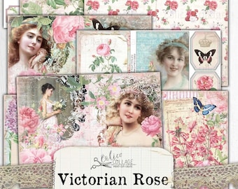 Printable Ephemera Pack Junk Journal Kit Digital Download | Etsy