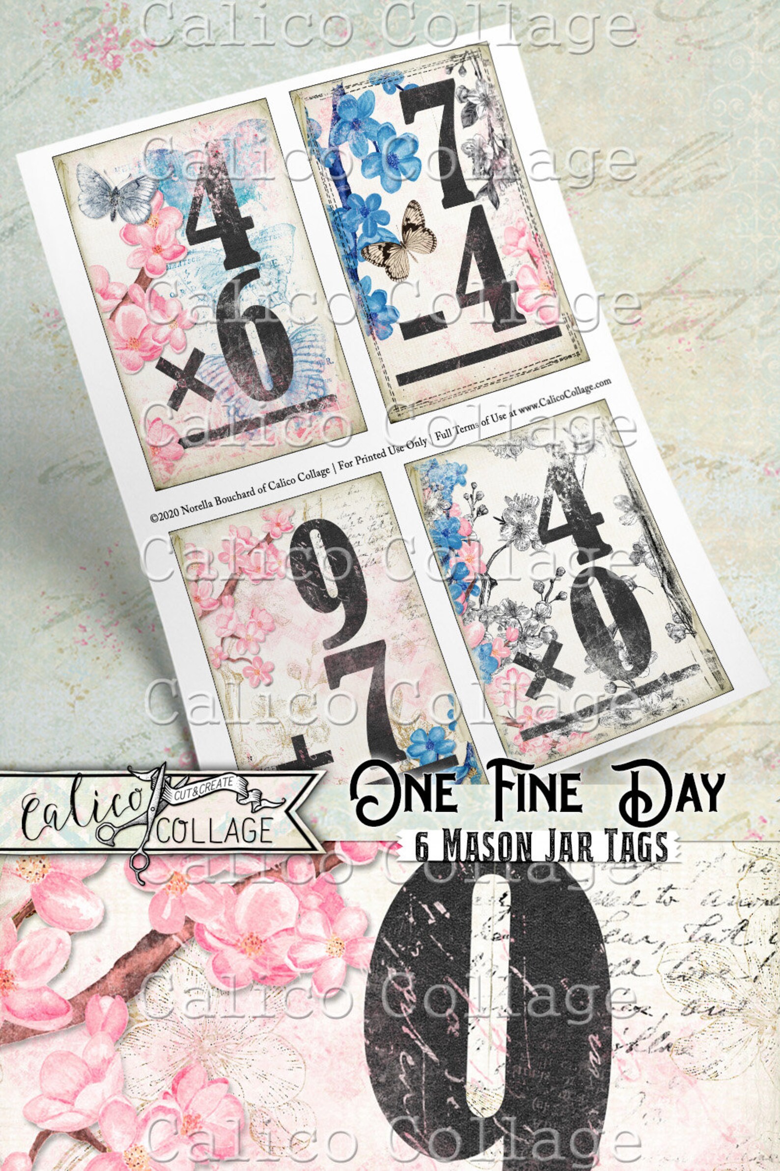 Printable Junk Journal Flashcards Ephemera Pack so She Did | Etsy