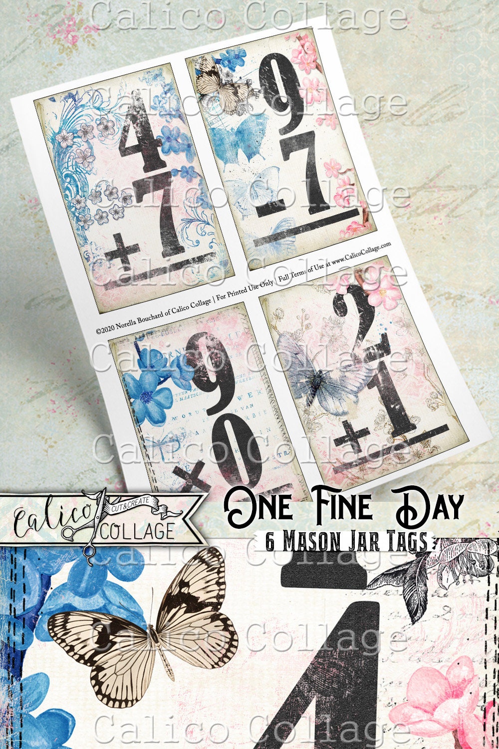 Printable Junk Journal Flashcards Ephemera Pack so She Did - Etsy