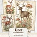 Deer Collage Sheet for Junk Journals, Digital Download Printable Deer ...