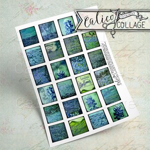 Printable Texas Bluebonnets Ephemera Pack Jewelry Images Collage Sheet ...