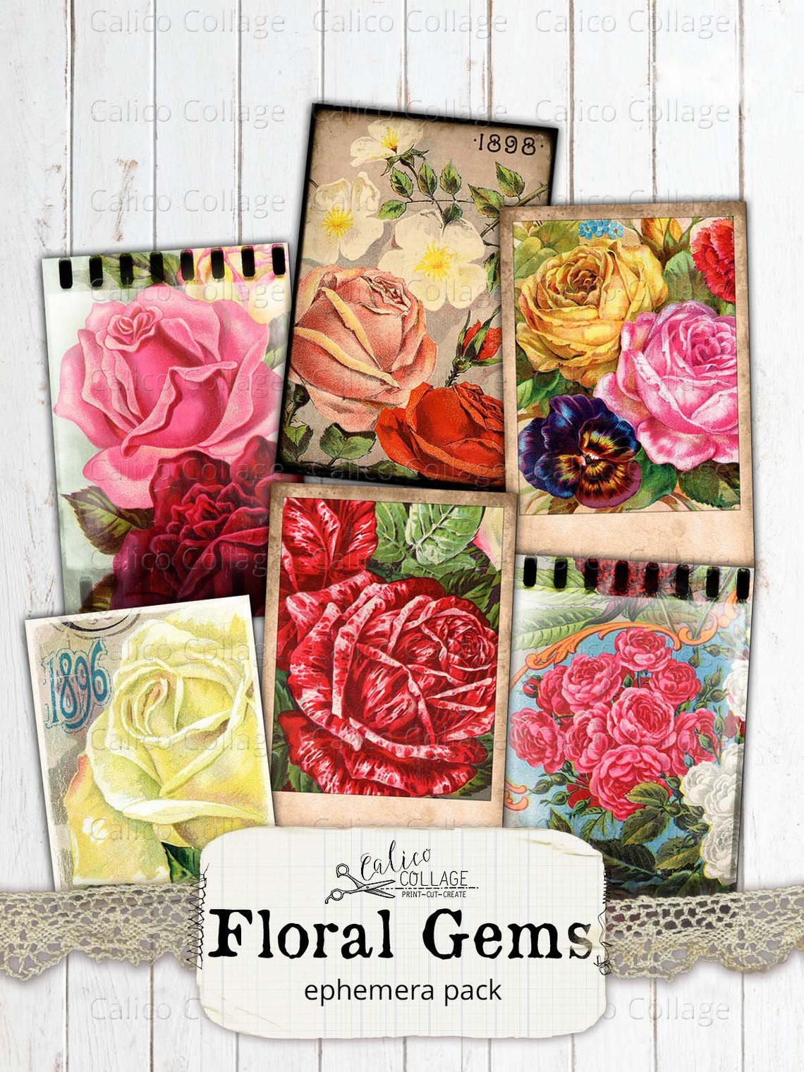 Garden Seed Packet Small Ephemera Pack Vintage Printable Junk - Etsy