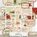 Fussy Cut Christmas Ephemera Labels, Printable Vintage Ephemera, Junk ...