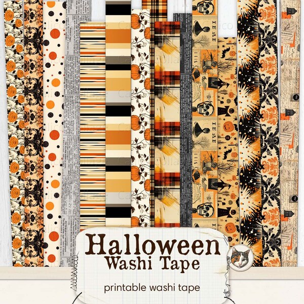 Halloween Washi Tape - Etsy