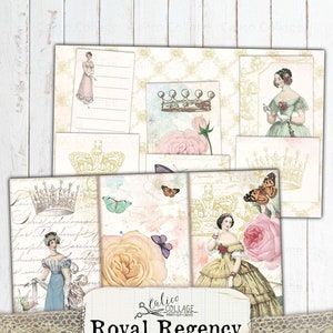 Royal Regency Junk Journal Folio Kit, Junk Journal Kit, Regency ...