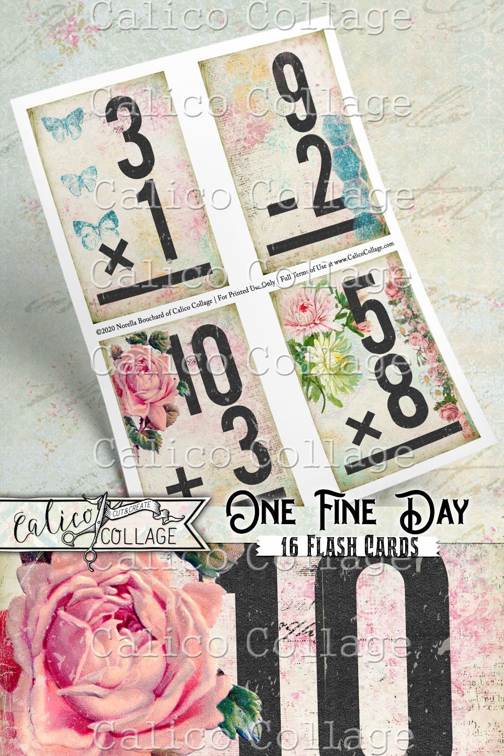 Printable Junk Journal Flash Cards Ephemera Pack One Fine - Etsy Canada