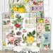 Printable Ephemera Pack Shabby Floral Junk Journal Kit Vintage - Etsy