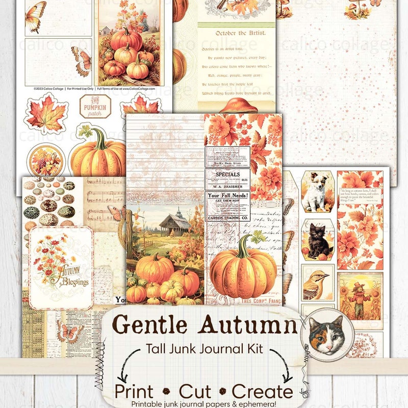 Junk Journal Printable - Etsy