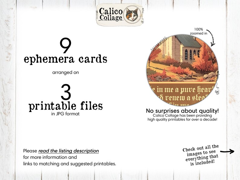 Faith Junk Journal Printable Ephemera Pack, Psalm Bible Junk Journal ...