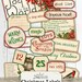Fussy Cut Christmas Ephemera Labels, Printable Vintage Ephemera, Junk ...