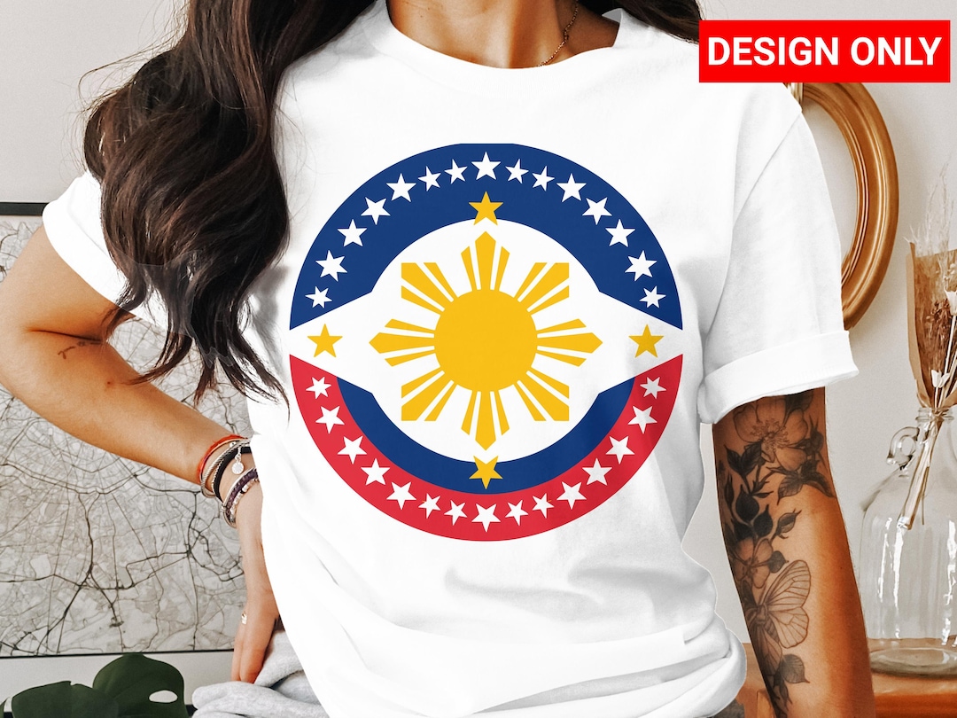 Filipino Flag Sun Design, Digital Download Svg, Pngfile, T-shirt Print ...