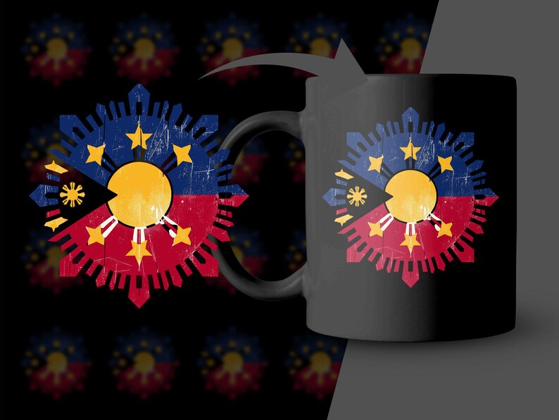 Filipino Sun Design, Philippines Flag Svg, Pngfile, Digital Download ...