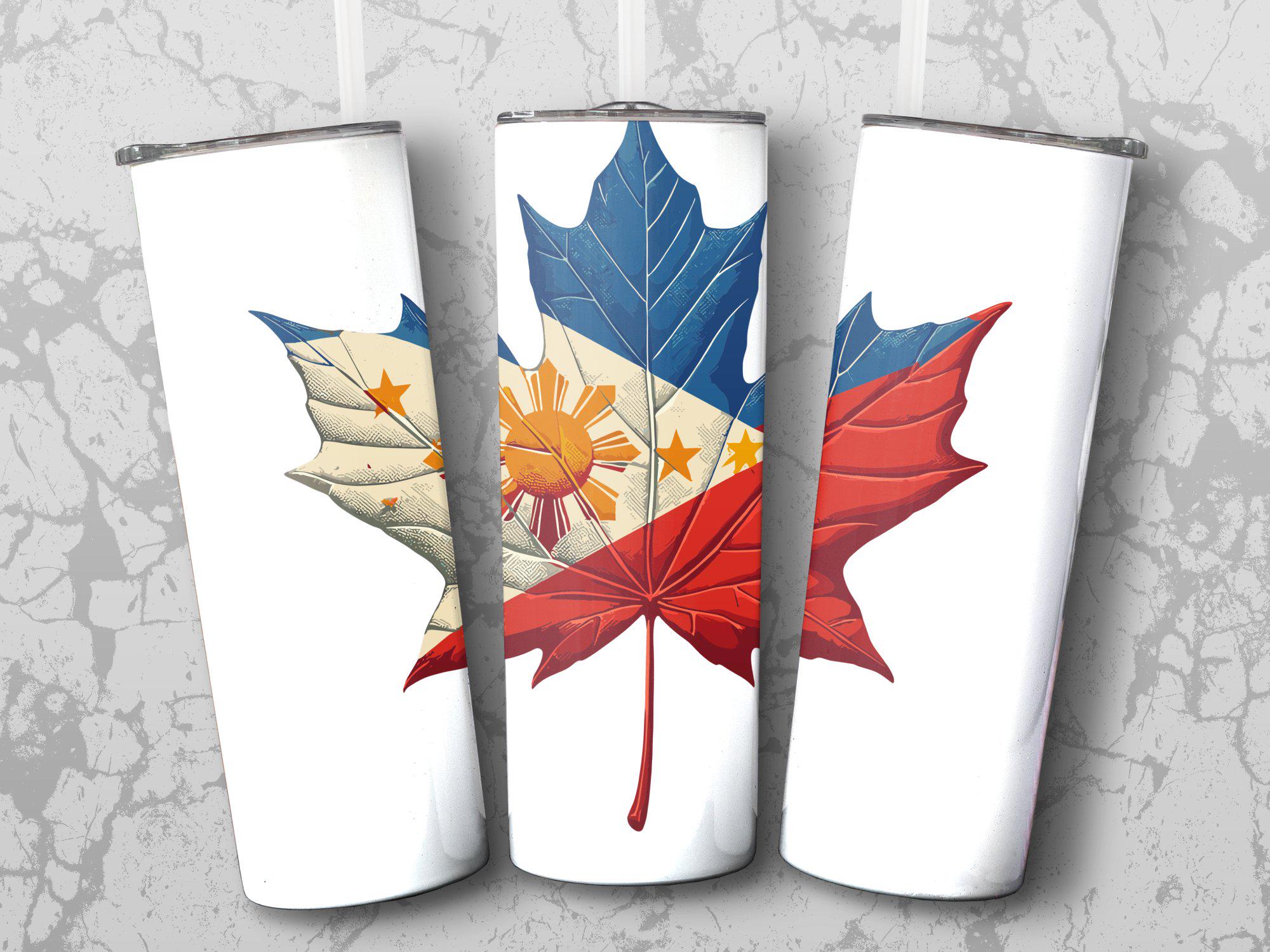 Philippines Flag Design Leaf Svg and Pngfile, Digital Filipino Maple ...