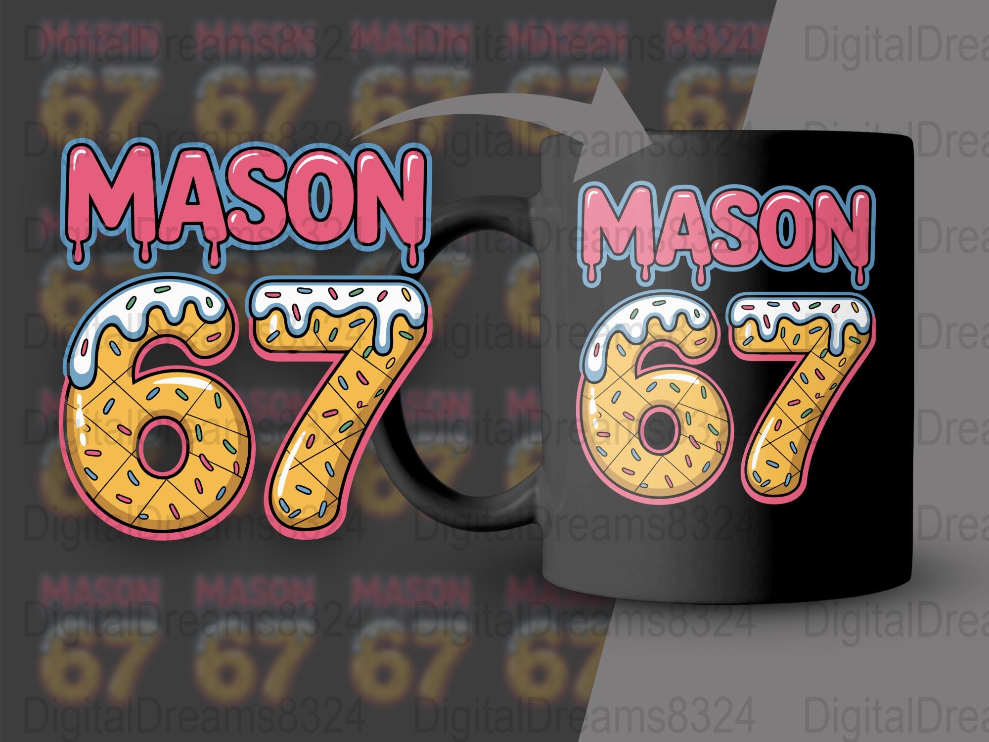 Mason 67 Donut Birthday Digital Download, Png File, Trendy Sixty ...
