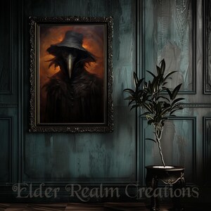 Mr. Ironbeak # Digital Art for Download. Crowman Plague Doctor. Bird ...